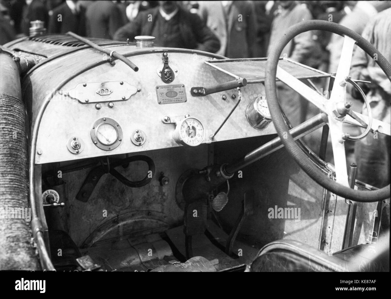 Jules Goux drove a Peugeot in the 1913 French Grand Prix at Amiens ...