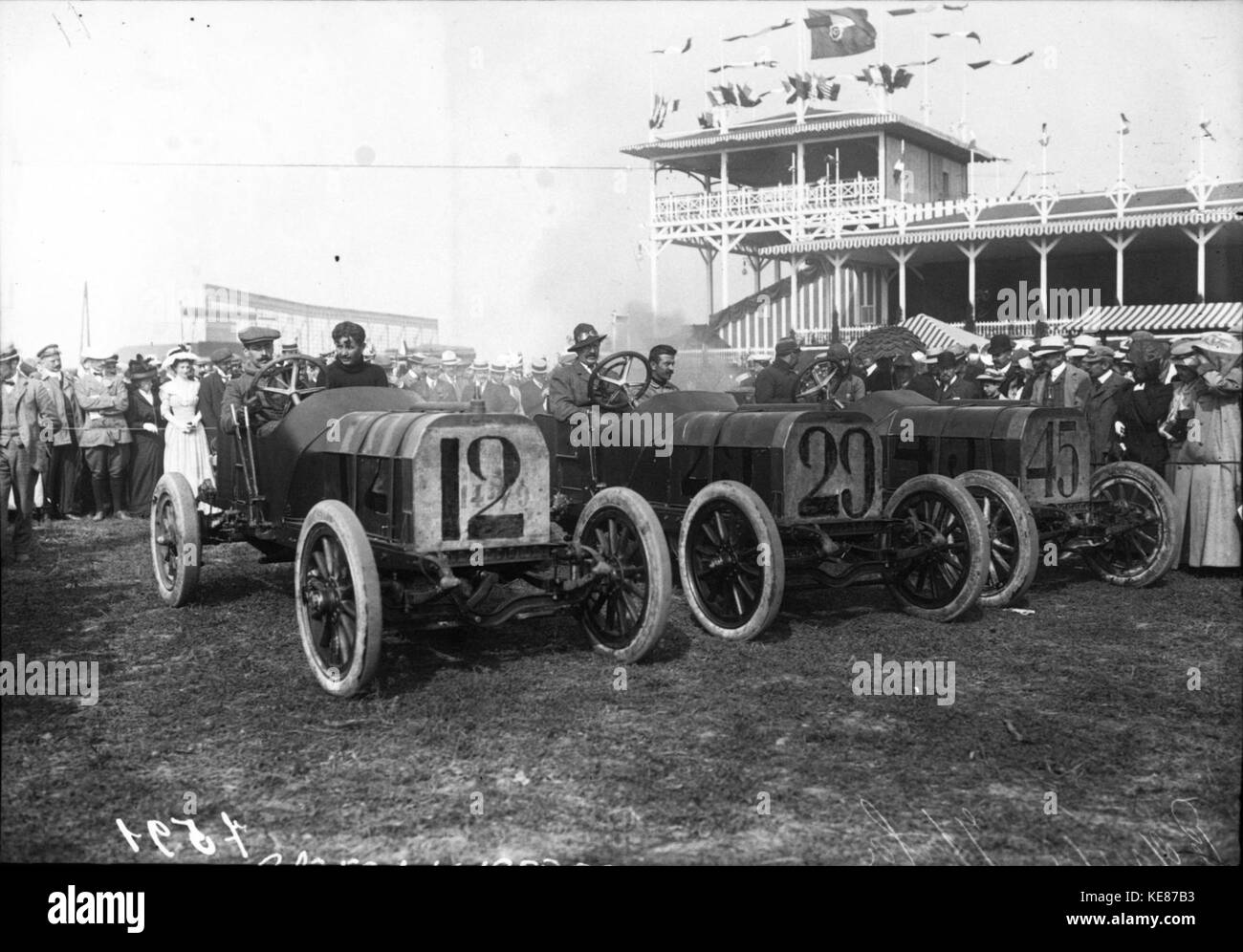 Vintage 1908 french grand prix hi-res stock photography and images - Alamy