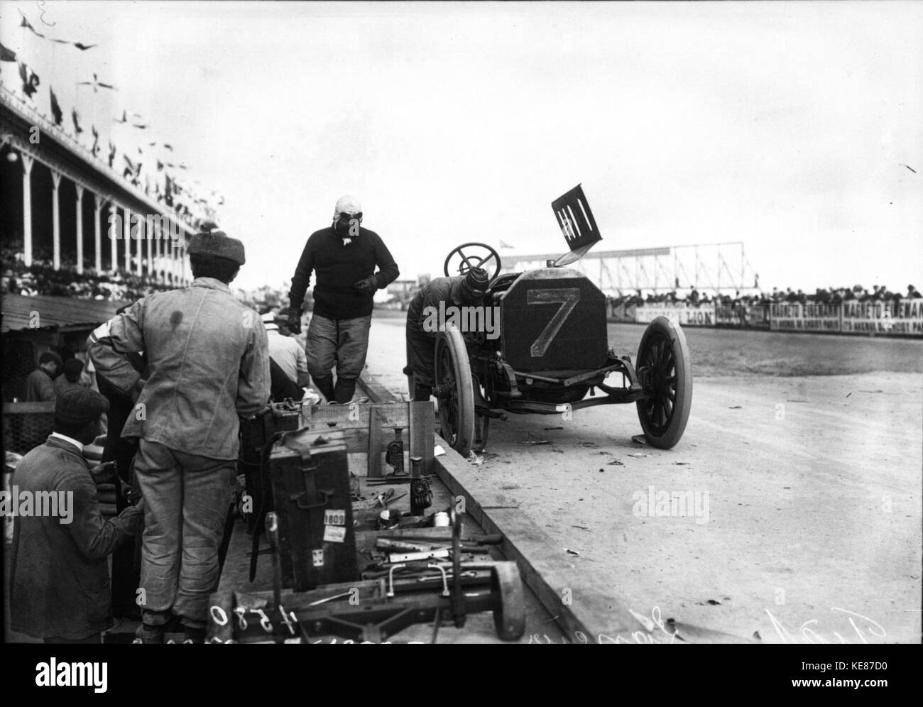 Vintage 1908 french grand prix hi-res stock photography and images - Alamy