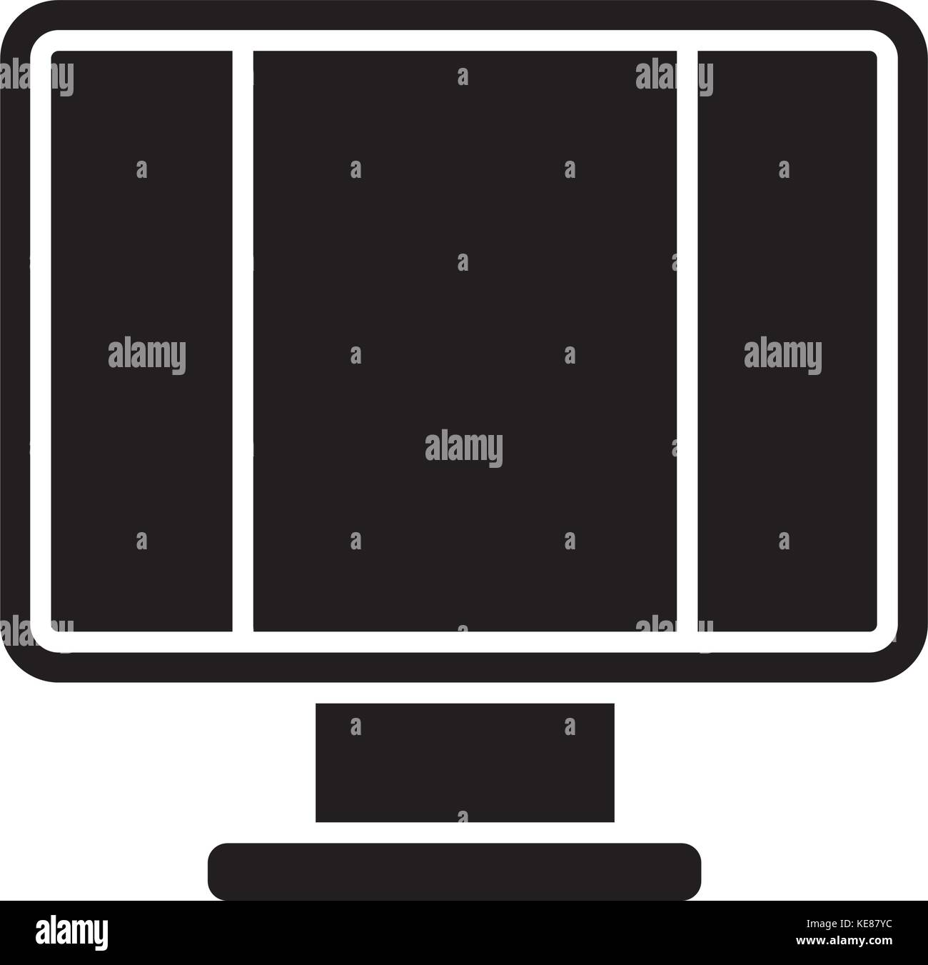 art project icon, vector illustration, black sign on isolated ...