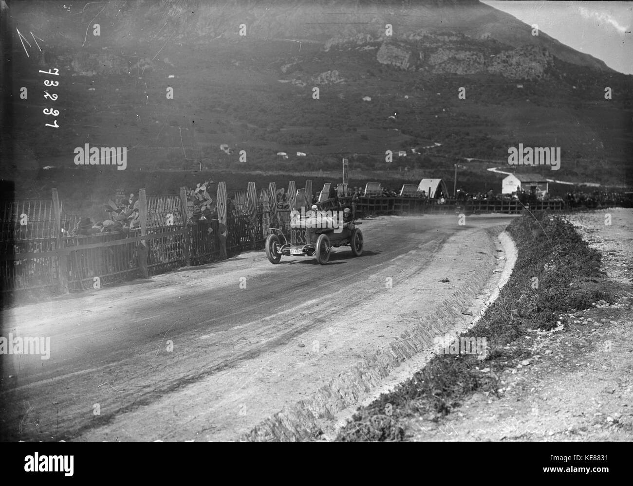 Gastone Brilli Peri in his Steyr at the 1922 Targa Florio (2 Stock ...