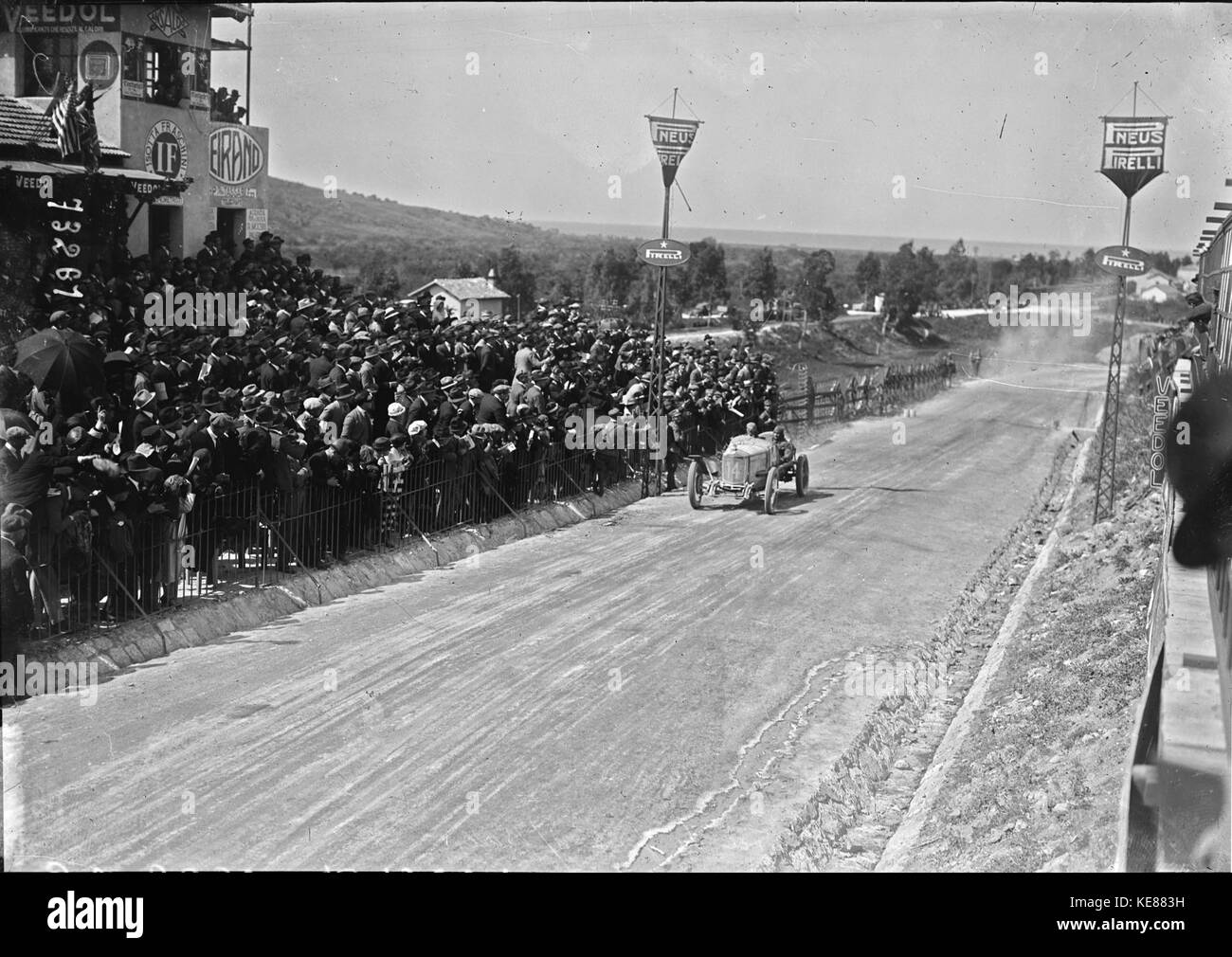 Jules Goux in his Ballot at the 1922 Targa Florio (5 Stock Photo - Alamy