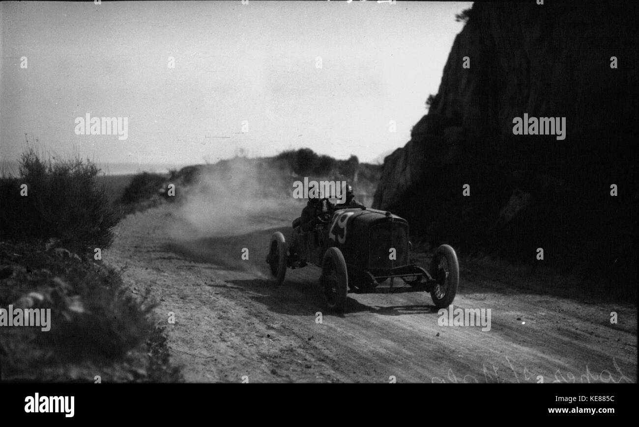 Luigi Lopez in his Itala at the 1922 Targa Florio (2 Stock Photo - Alamy