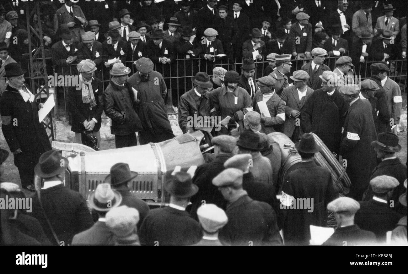Jules Goux in his Ballot at the 1922 Targa Florio (10 Stock Photo - Alamy