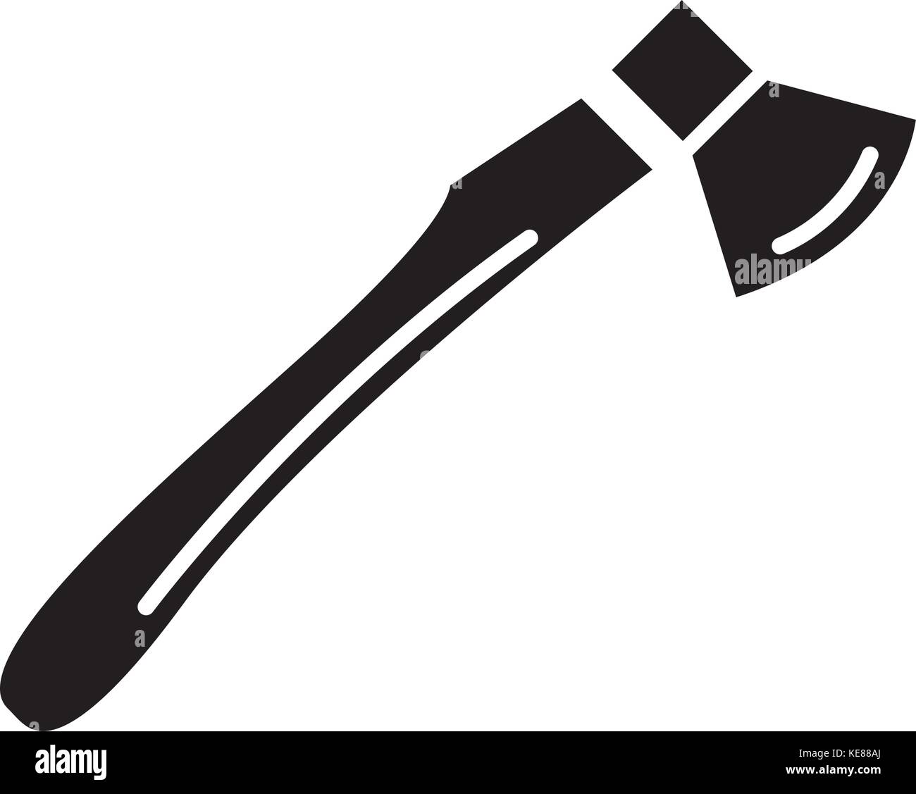 ax - axe icon, vector illustration, black sign on isolated background ...