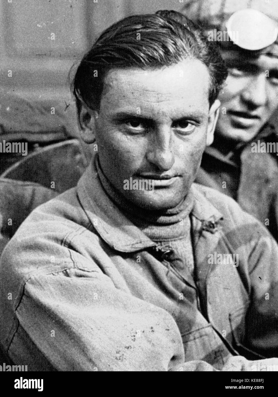 Pierre Marco at the 1922 French Grand Prix (cropped Stock Photo - Alamy
