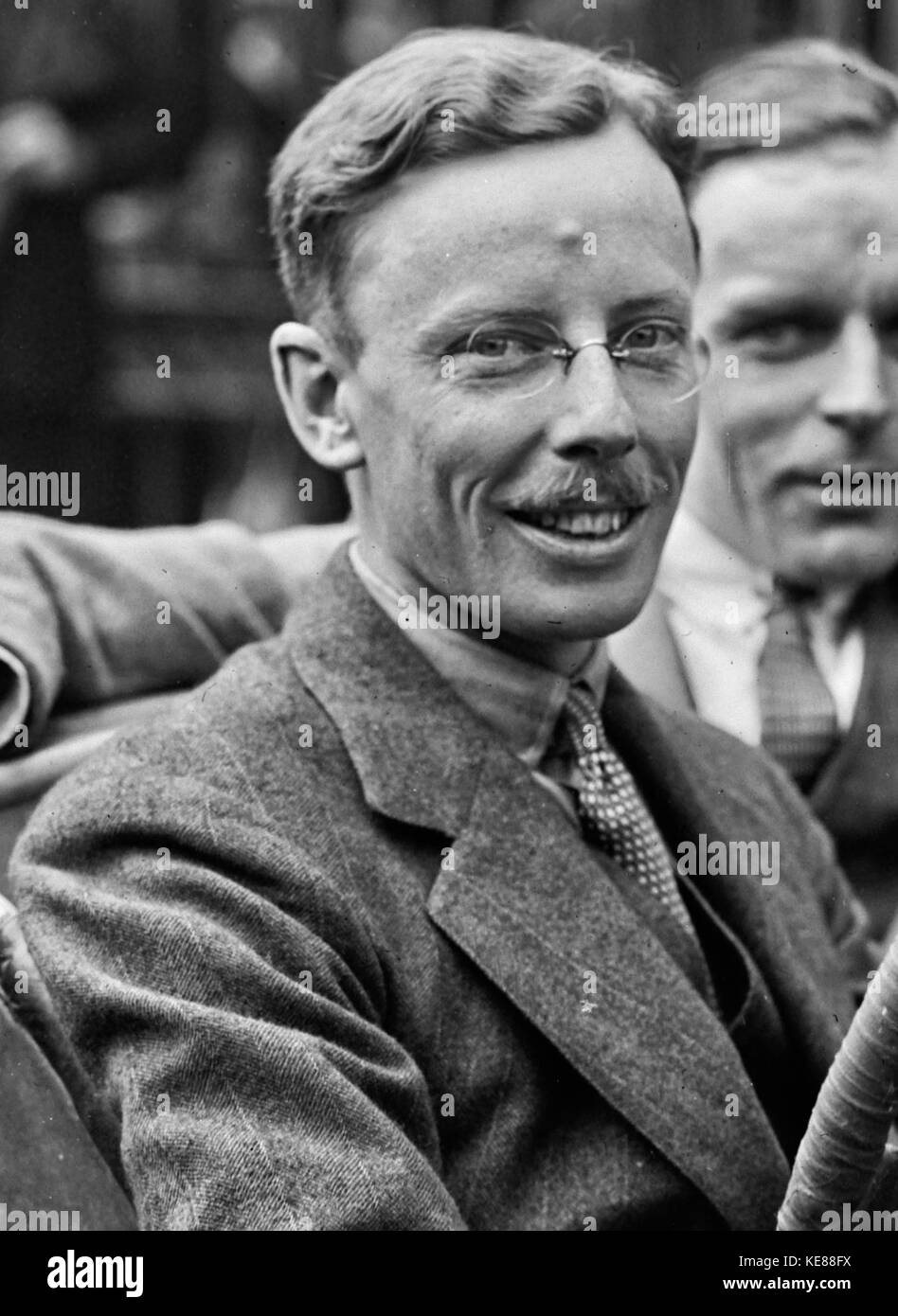 Clive Gallop at the 1922 French Grand Prix (cropped Stock Photo - Alamy