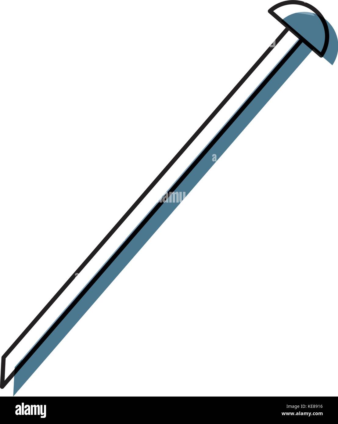 iron nail vector illustration Stock Vector Image & Art - Alamy