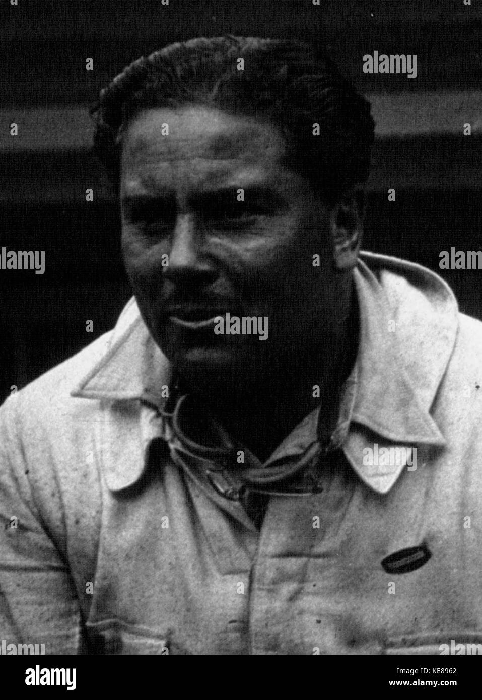 Woolf Barnato at the 1929 24 Hours of Le Mans (cropped Stock Photo - Alamy