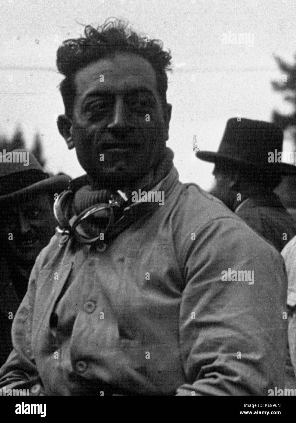 Attilio Marinoni at the 1929 24 Hours of Spa (2) (cropped Stock Photo ...