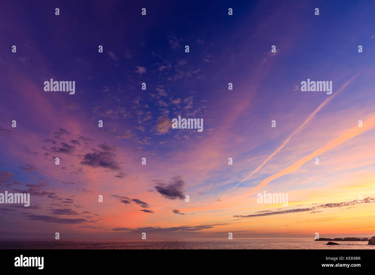 Sunrise colors in spain hi-res stock photography and images - Alamy