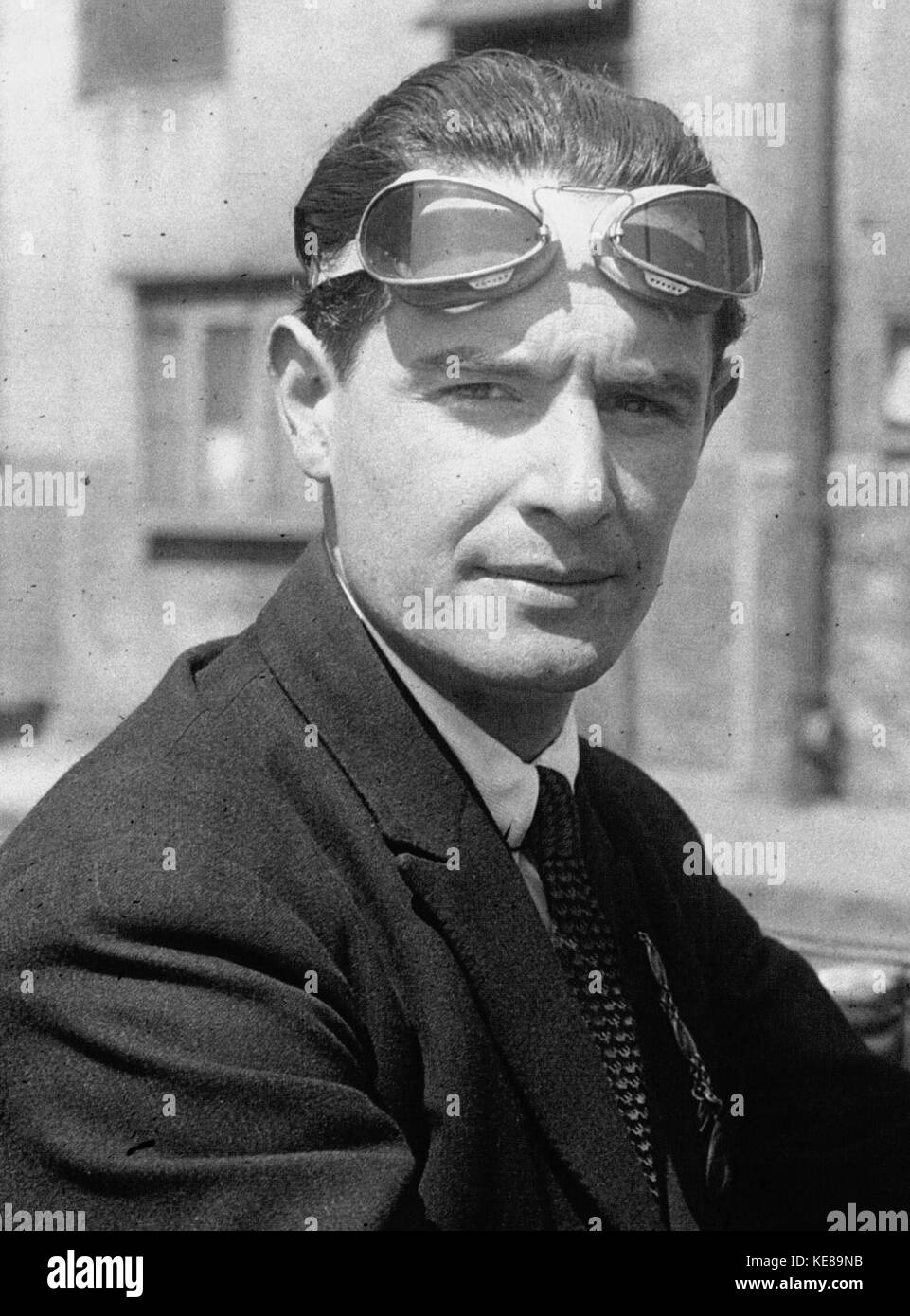 Louis Rigal in his Panhard Levassor 1922 (cropped Stock Photo - Alamy