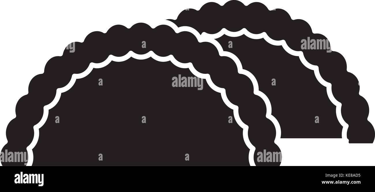 boon icon, vector illustration, black sign on isolated background Stock ...