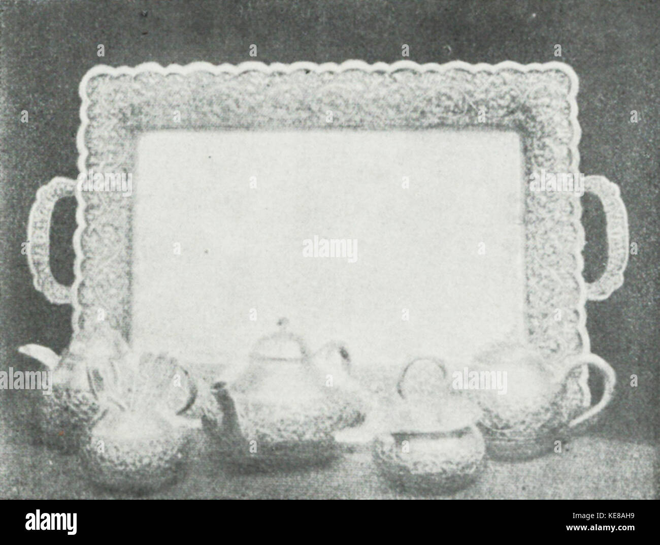 Silver crafts from Yogyakarta, Kota Jogjakarta 200 Tahun, plate before ...