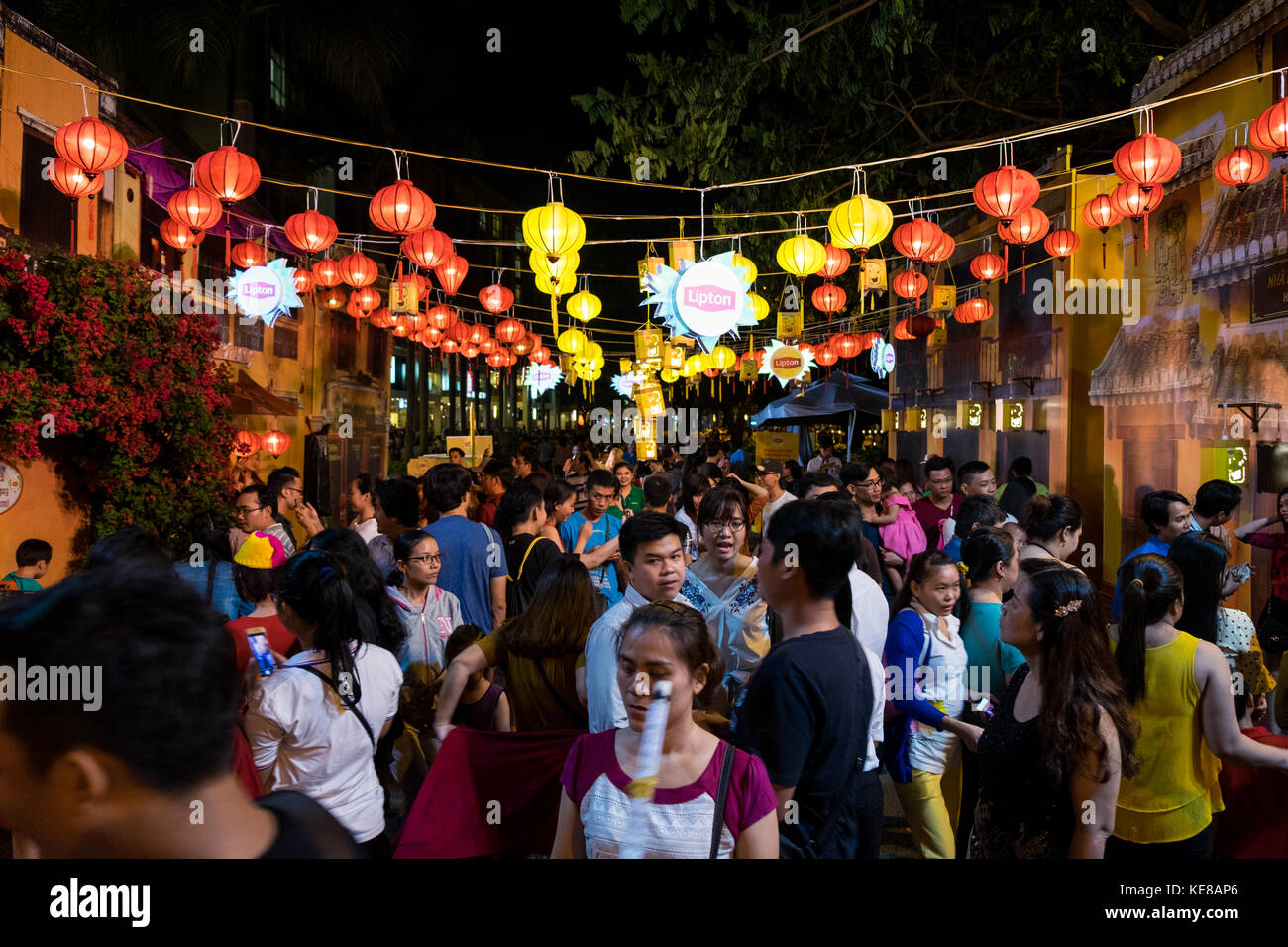 Ho Chi Minh City, Vietnam - 02 Oct 2017 - View of the Mid-Autumn ...