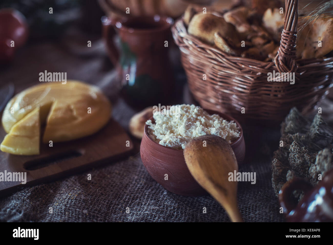 Organic domestic food Stock Photo - Alamy