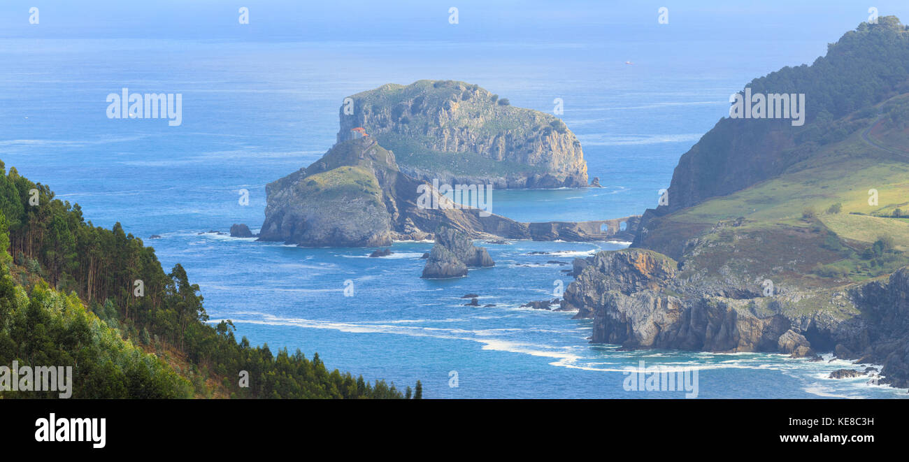 San Juan de Gaztelugatxe, cost of Biscay, Basque Country, Spain Stock ...