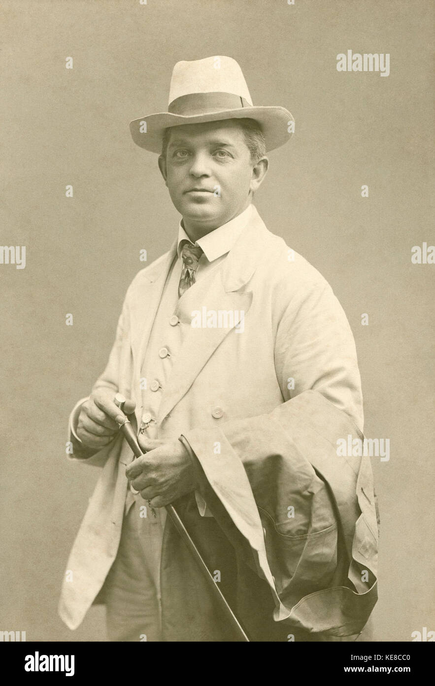Carl Nielsen c. 1908 Restoration Stock Photo - Alamy
