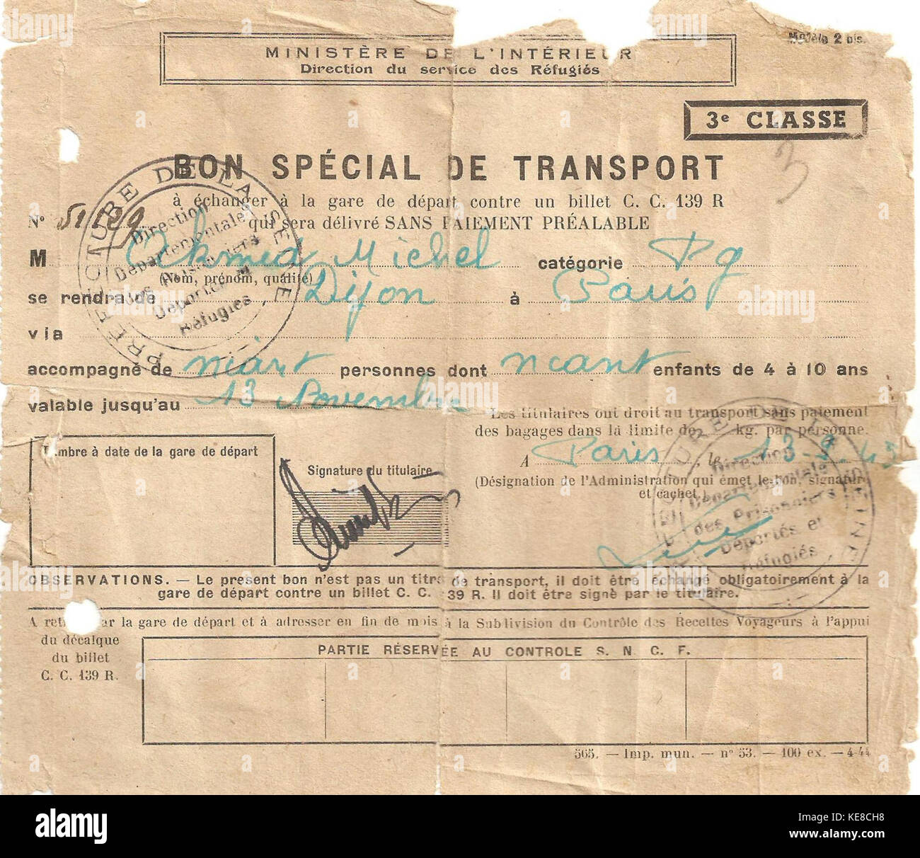 Historical french records hi-res stock photography and images - Alamy