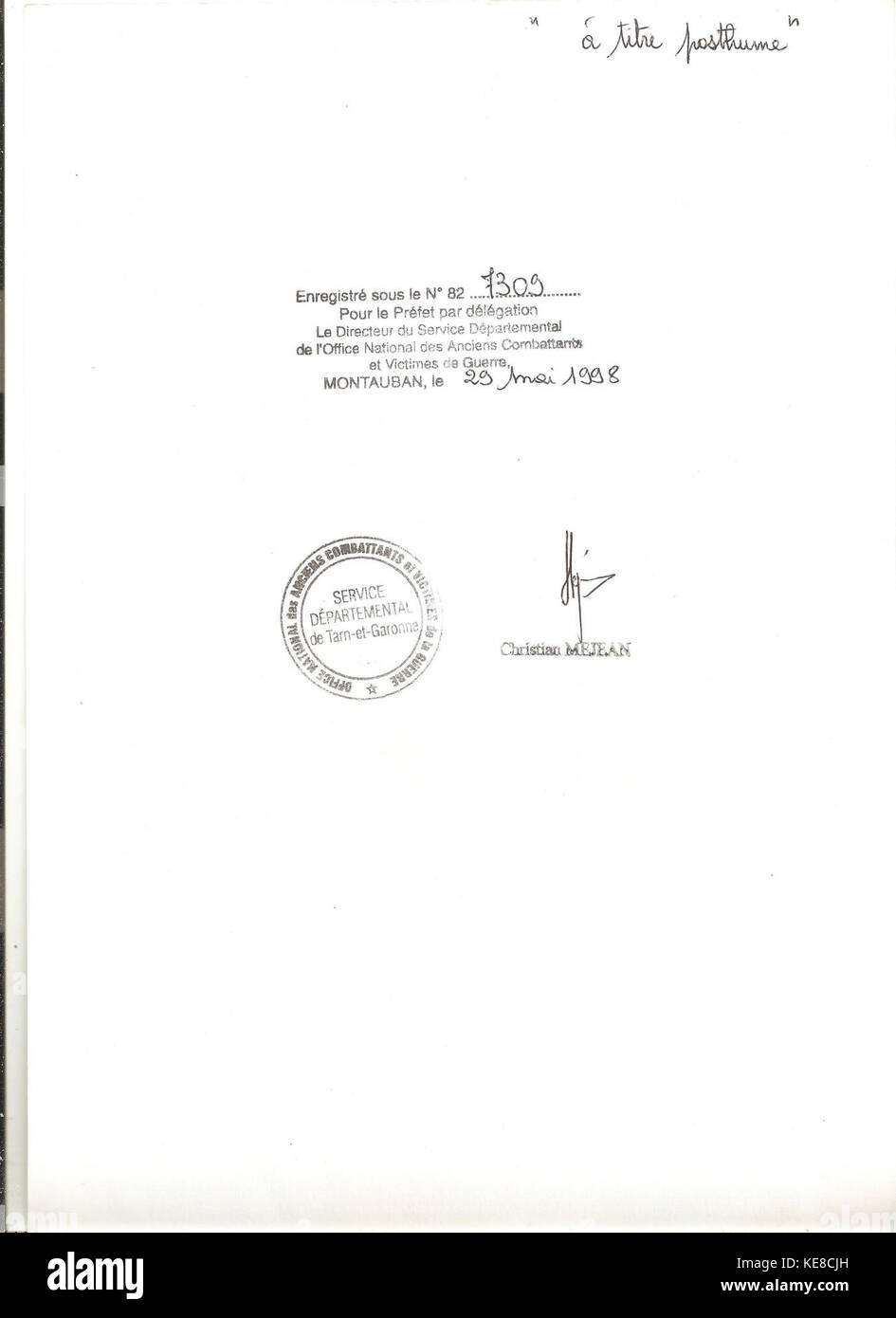 This French document pertains to Ahmadiyya Jabrayilov, potentially a ...