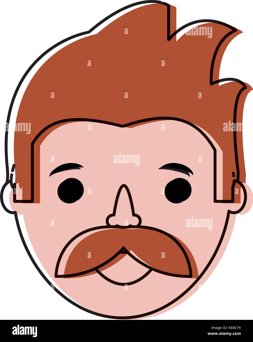 man face vector illustration Stock Vector Image & Art - Alamy