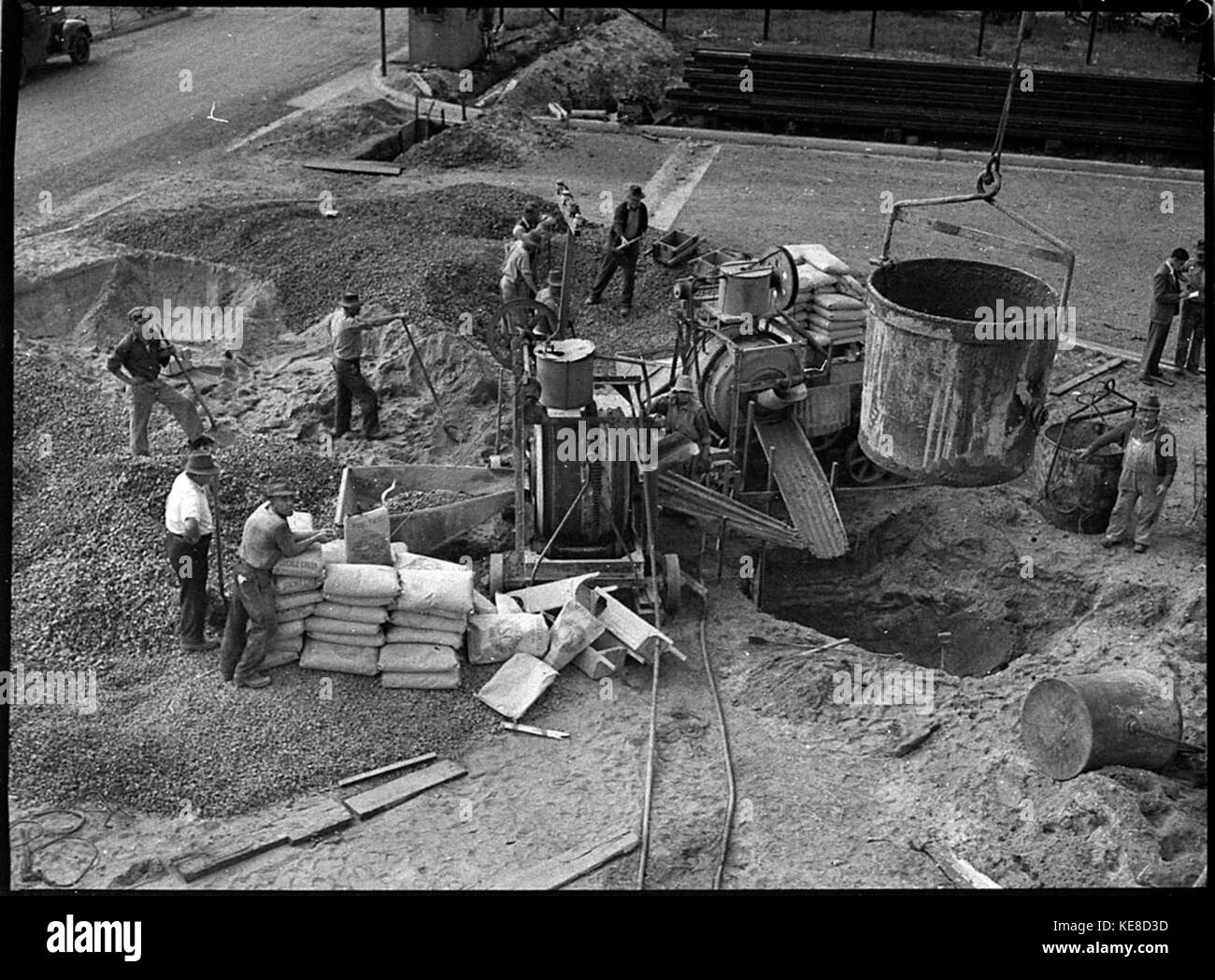 34652 Carrington graving dock Stock Photo - Alamy