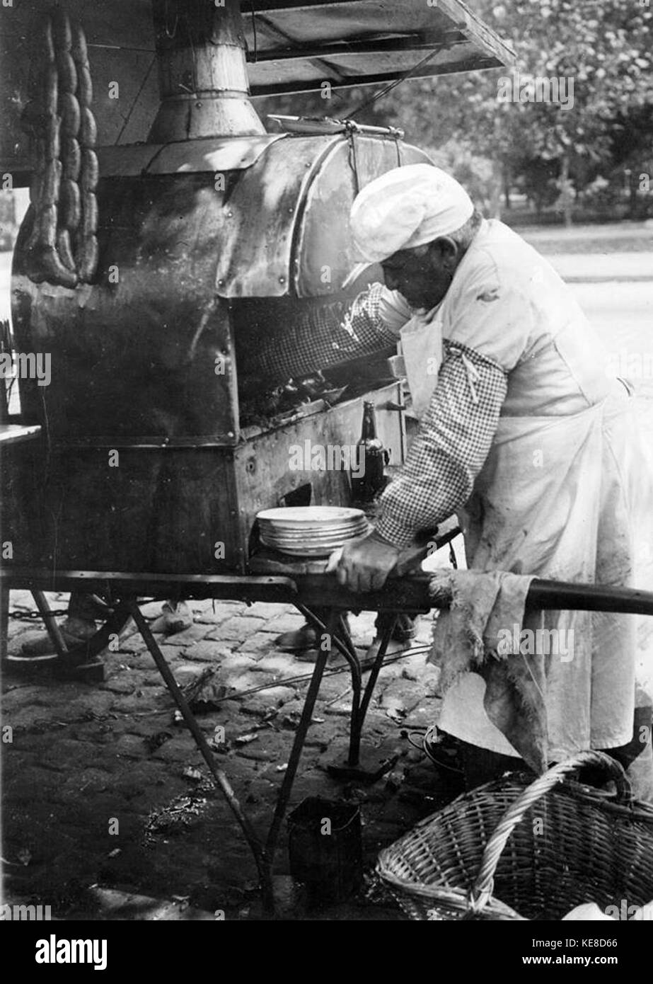 Food photography street Black and White Stock Photos & Images - Alamy