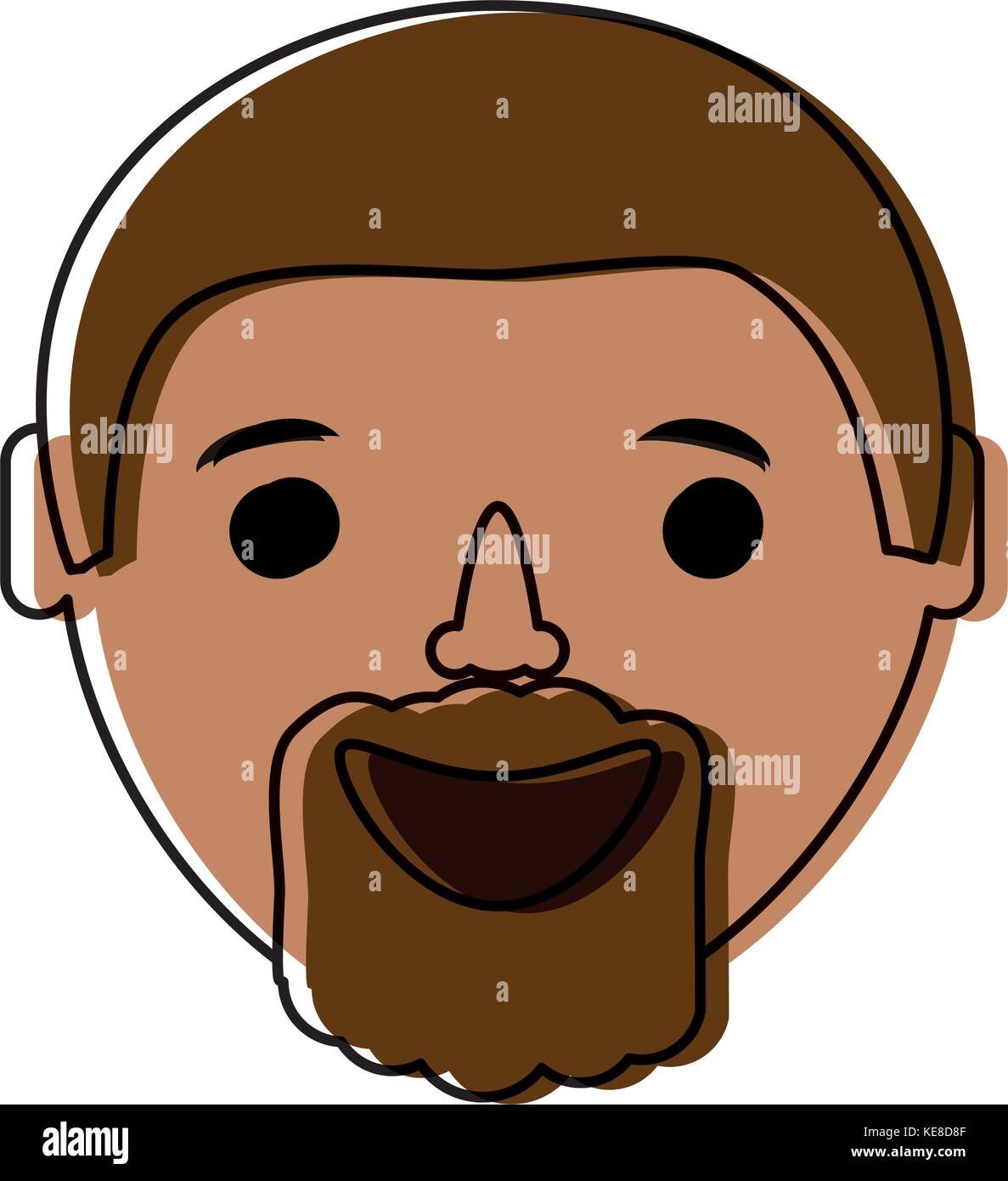 man face vector illustration Stock Vector Image & Art - Alamy