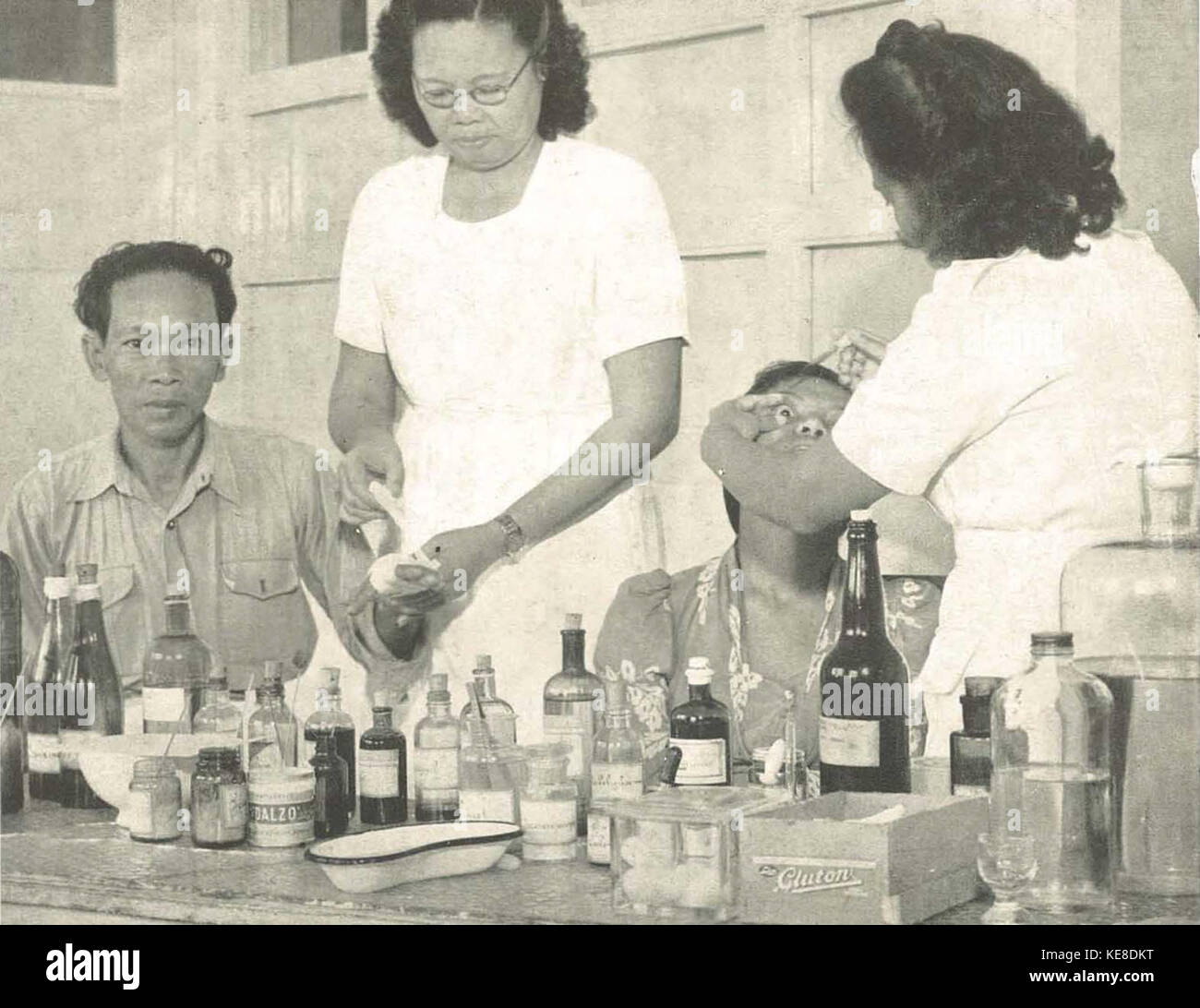 Indonesian nurses, Wanita di Indonesia p102 (Ministry of Information ...