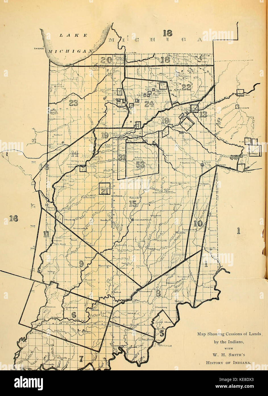 The history of the state of Indiana from the earliest explorations by ...