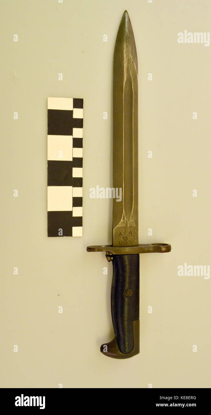 World War II M1903 Springfield Rifle and Bayonet Stock Photo - Alamy