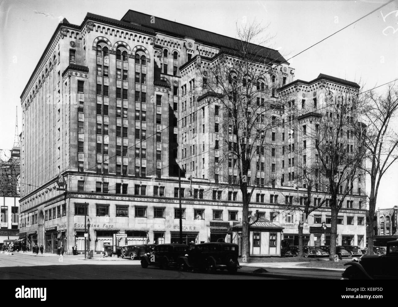 The Dominion Square Building, constructed in 1936, stands as an ...