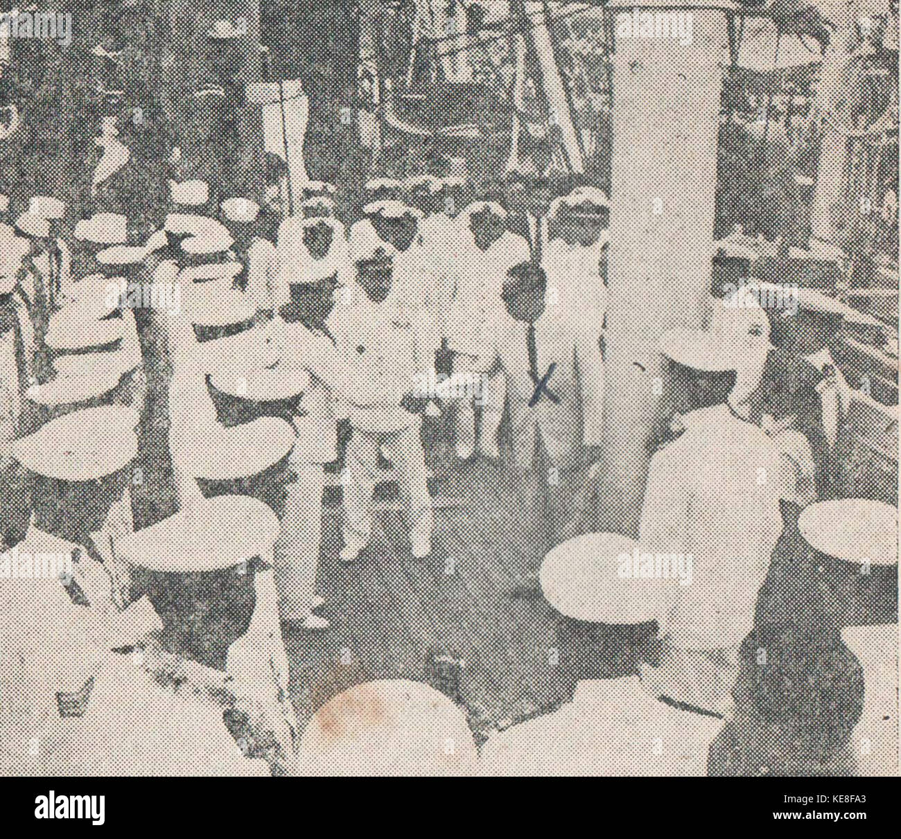 Ceremony on RI Dewarutji before launch, Sang Saka Melanglang Djagad ...