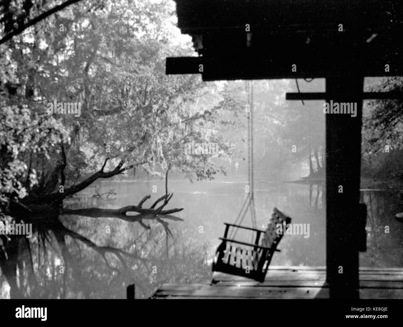 View of Chipola River from porch Stock Photo - Alamy