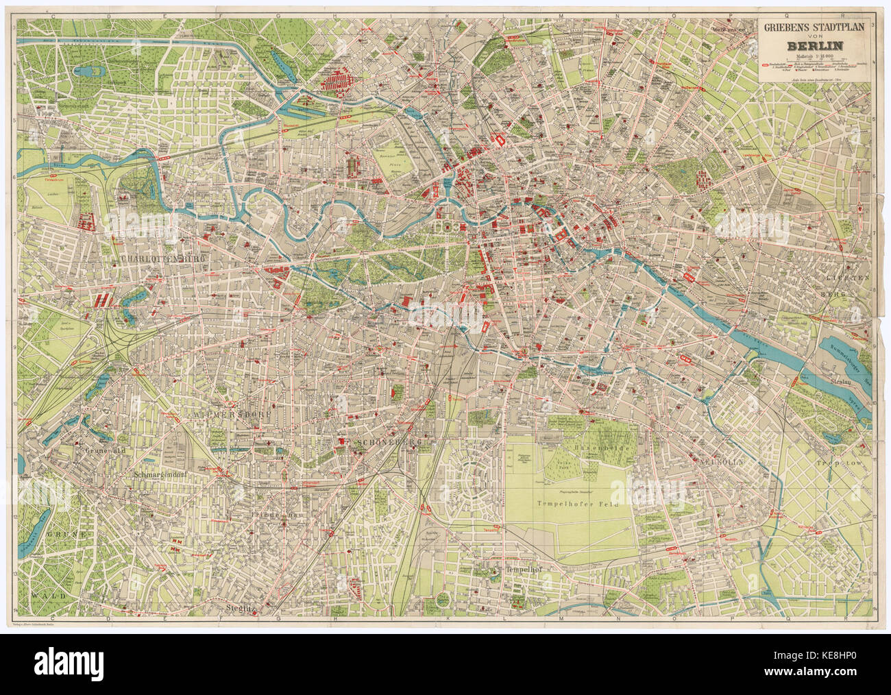 Stadtplan berlin vintage hi-res stock photography and images - Alamy