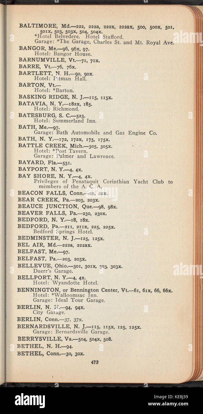 Tour Book Nypl B13679865 5090927 Stock Photo Alamy
