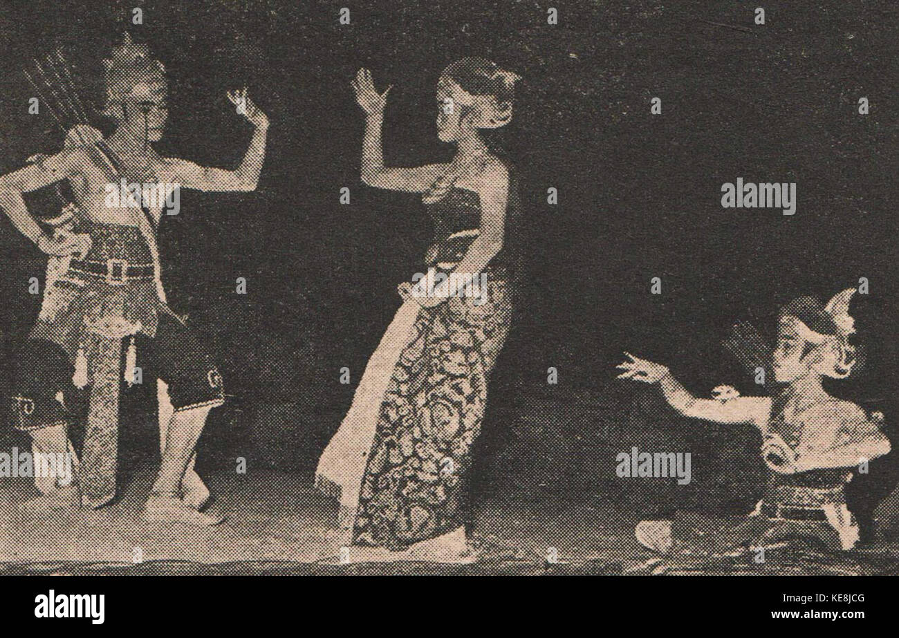 Ramayana Ballet Sita and Rama reunited, Pentas Ramajana, p32 Stock ...