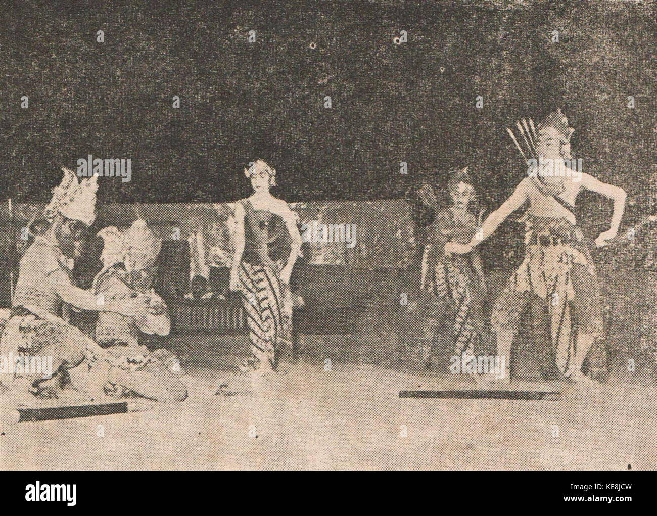 Ramayana Ballet Subali arguing with Rama, Pentas Ramajana, p20 Stock ...
