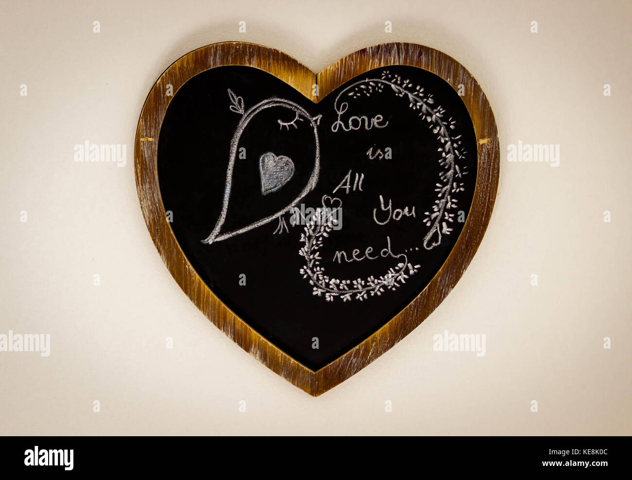 Chalkboard Heart Art