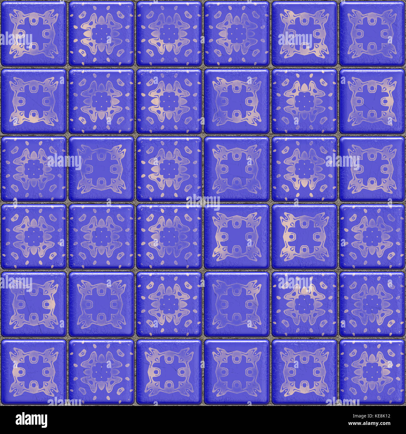 Gloss blue tiles hi-res stock photography and images - Alamy