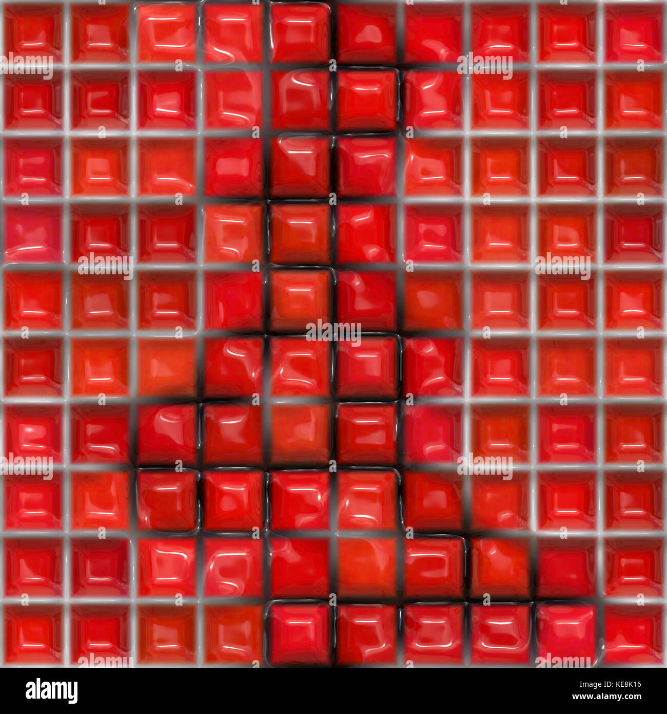 Glossy red tiles hi-res stock photography and images - Alamy