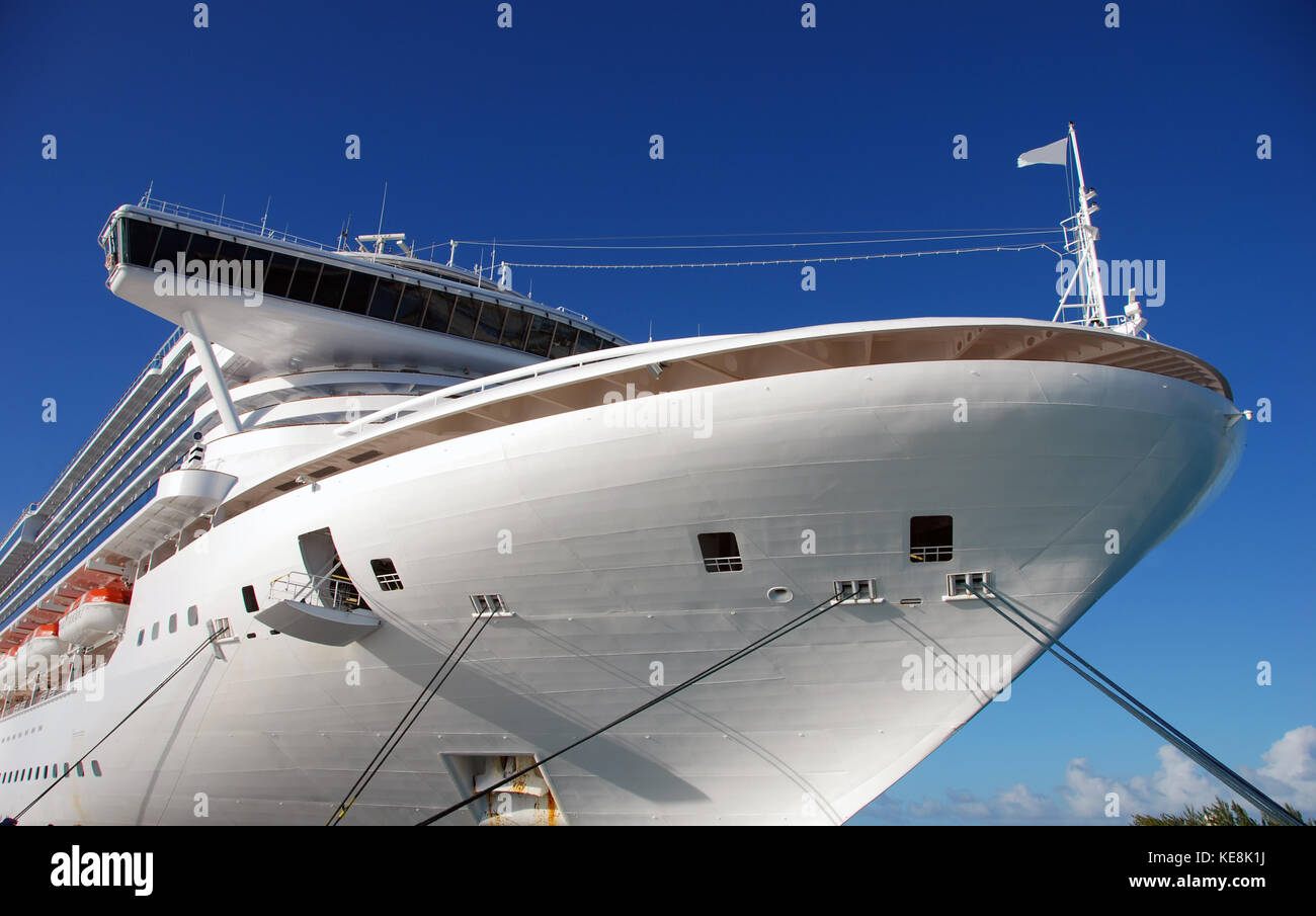 Cruise ship closeup Stock Photo - Alamy