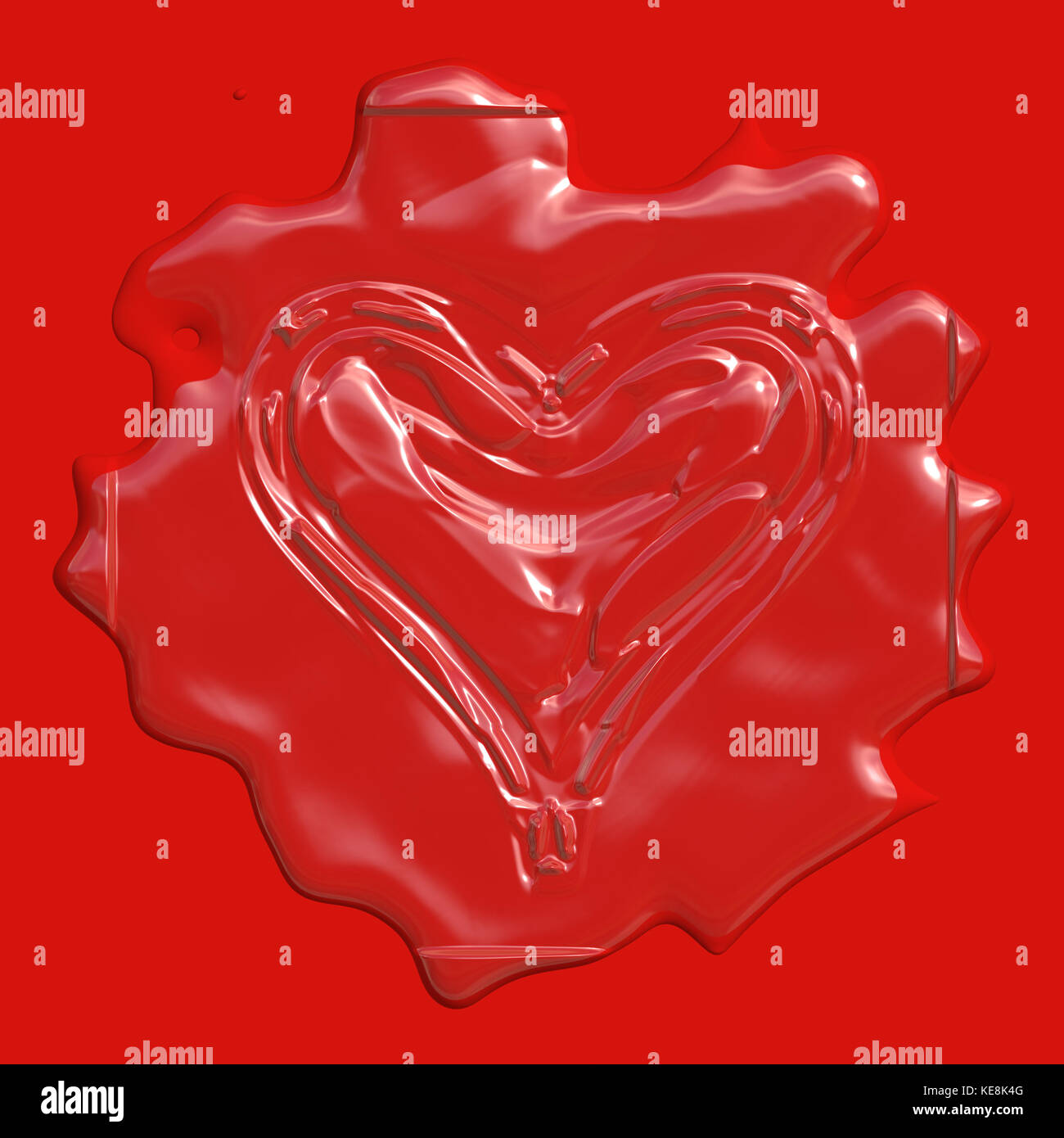Melted red wax hi-res stock photography and images - Alamy