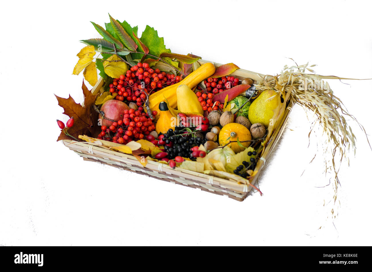 Still life autumn fruits Cut Out Stock Images & Pictures - Alamy