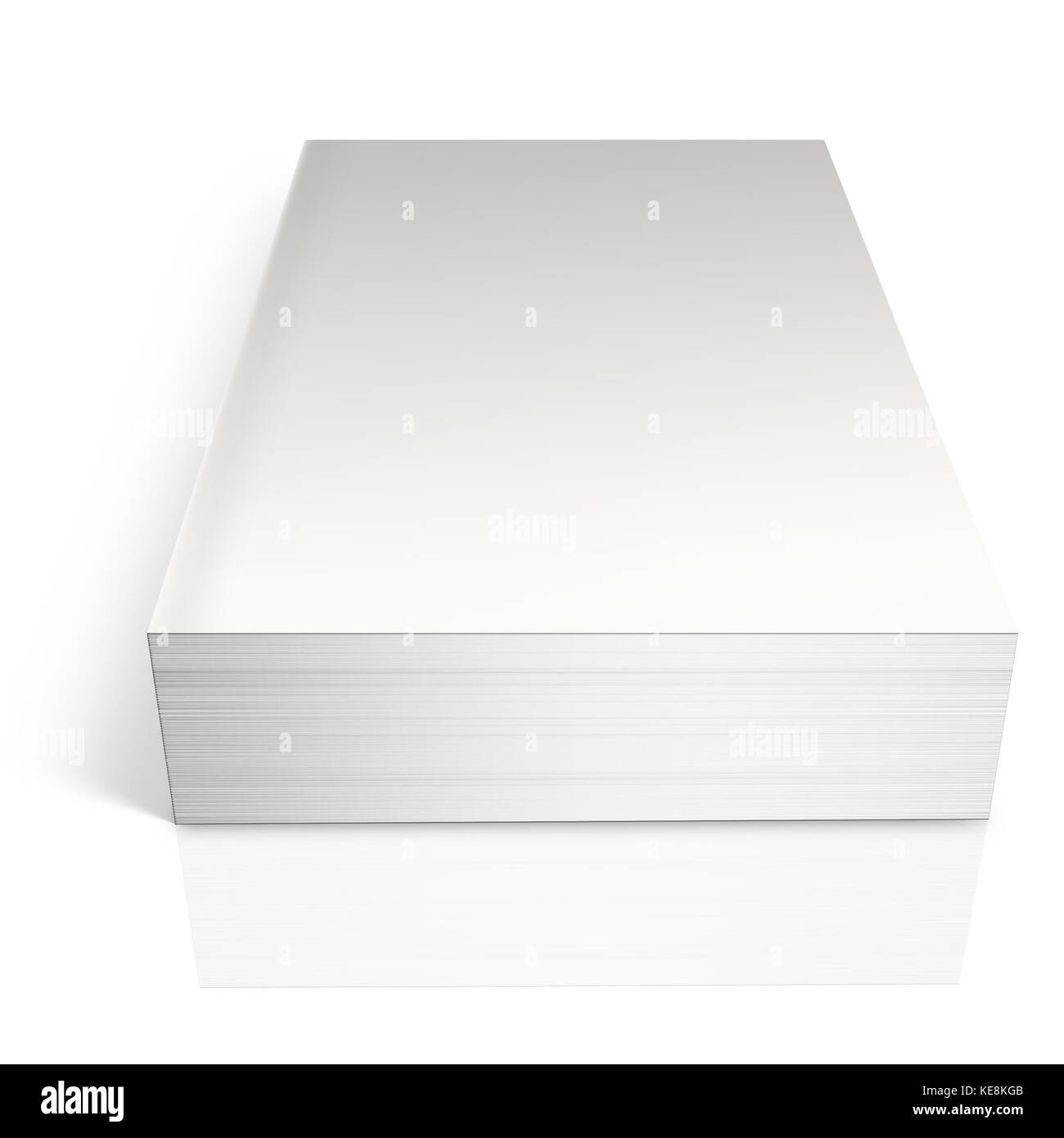 White book. Isolated on white Stock Photo - Alamy