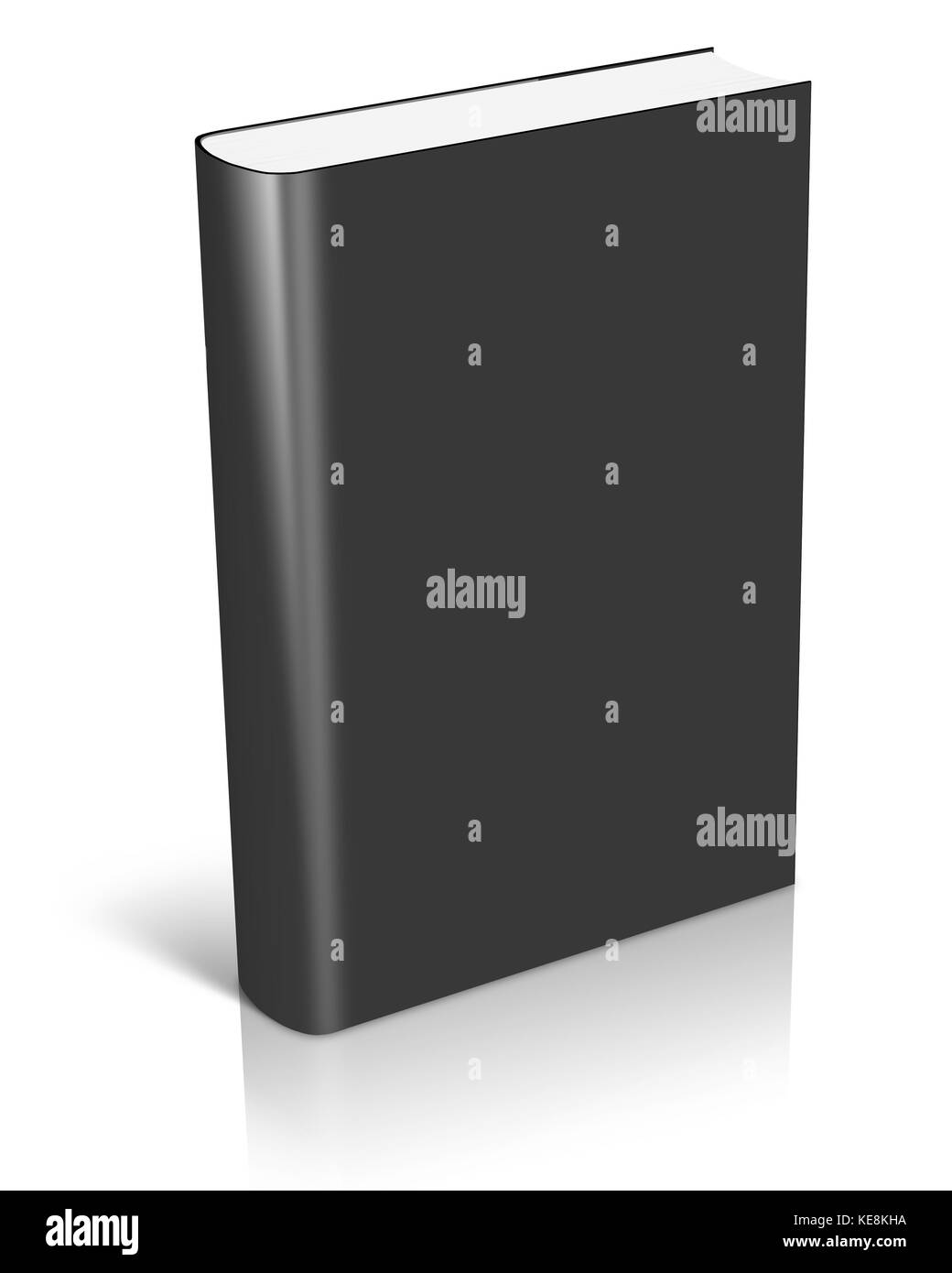 blank black book cover - put your own design on it! Stock Photo - Alamy