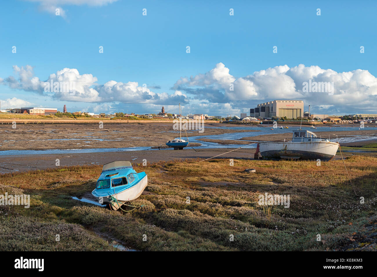 Walney channel bae systems barrow in furness hi-res stock photography ...