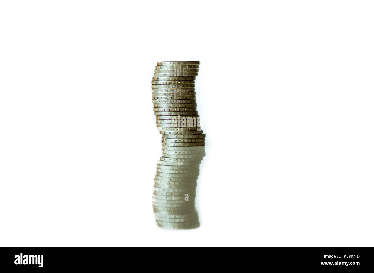 Save money stack coin Cut Out Stock Images & Pictures - Alamy