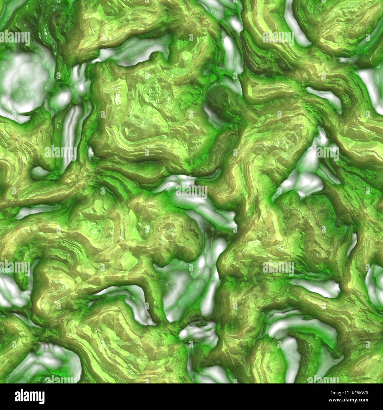 Sediment rock in green and yellow colors Stock Photo - Alamy