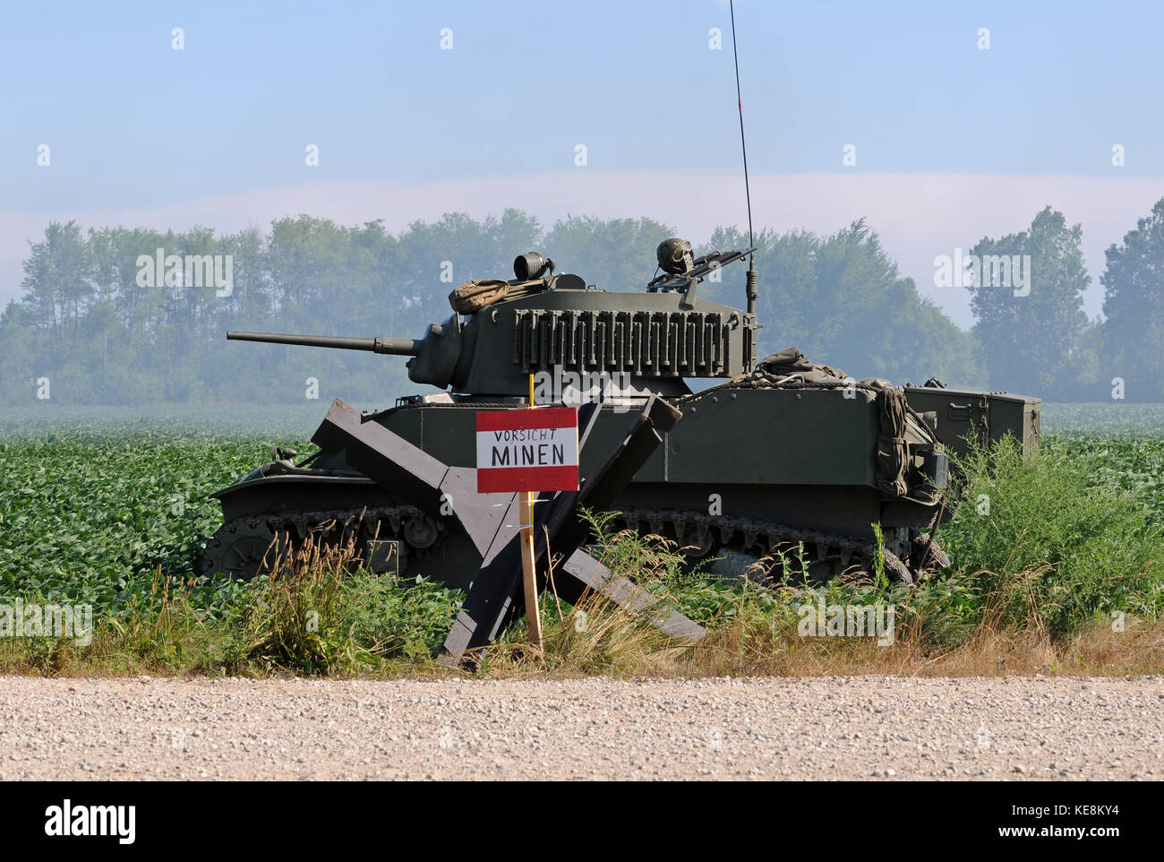 Cool Military Tank Behind